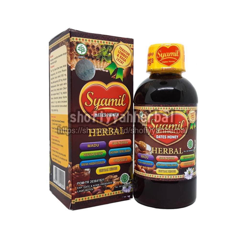 Jual syamil family herbal SYAMIL FAMILY DATES HONEY | Madu Herbal ...