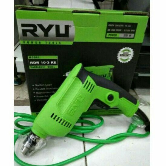 Jual murah bor ryu / Ryu Mesin Bor 10mm RDR10-3RE BOR TANGAN BOLAK ...