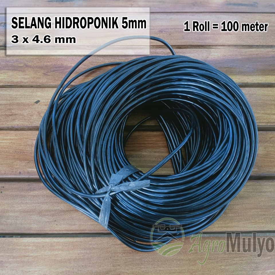 Jual SELANG HIDROPONIK Ukuran 5mm (Per 1 Meter) PE PVC Hidroponik NFT ...