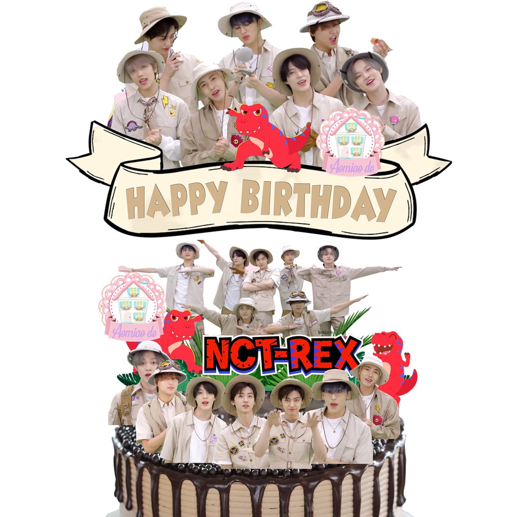 Jual NCT PINKFONG CAKE TOPPER | Shopee Indonesia