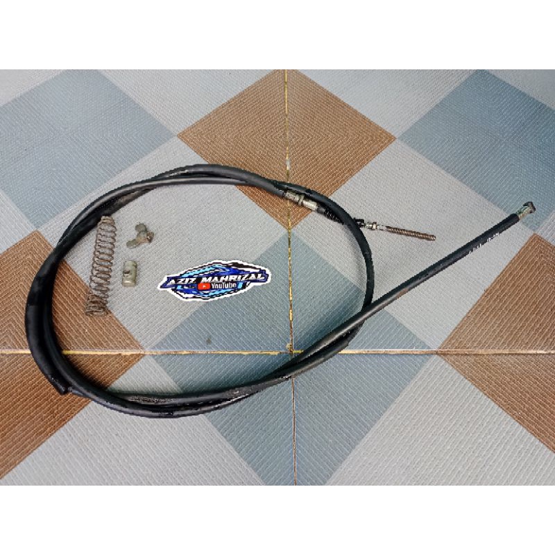Jual kabel rem belakang set per dan kancingan mur kupu kupu Mio sporty ...