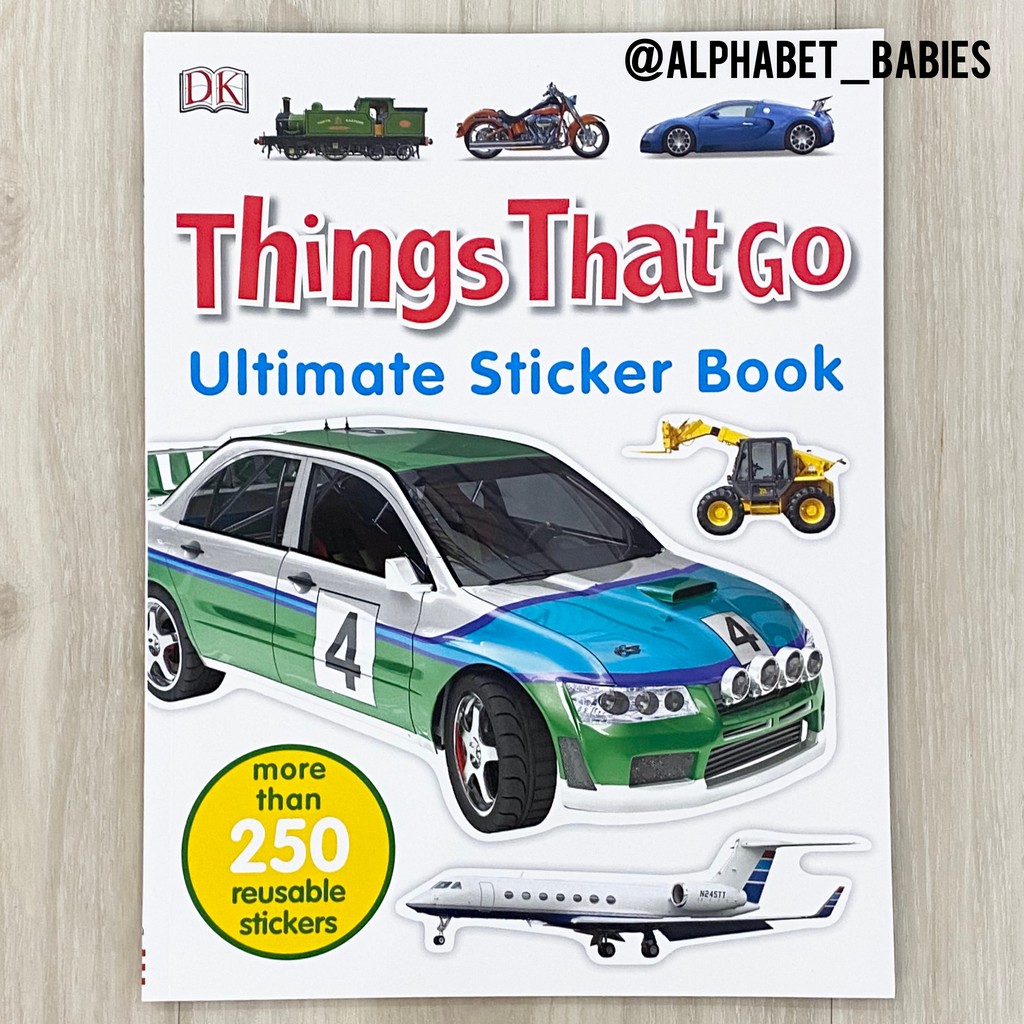 Jual DK Ultimate Sticker Book - Things That Go (More than 250 Reusable ...