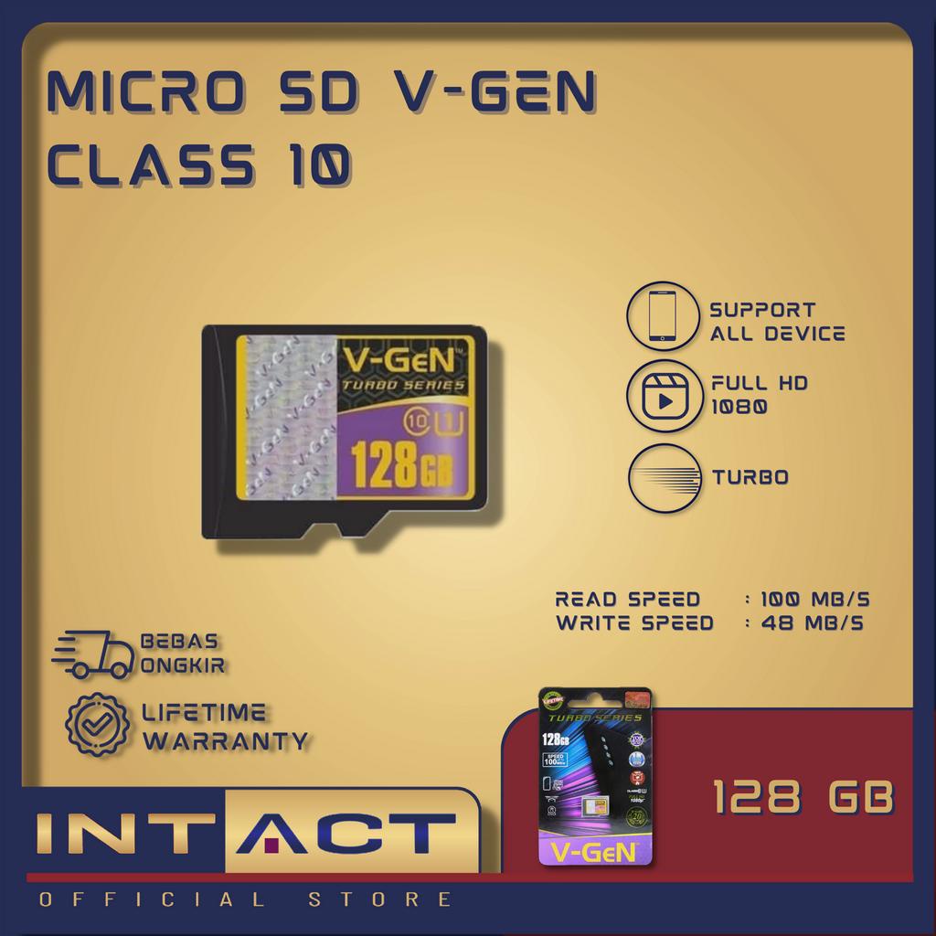 Jual MicroSD V-GeN Turbo Series 8GB 16GB 32GB 64GB 128GB NA Plus ...