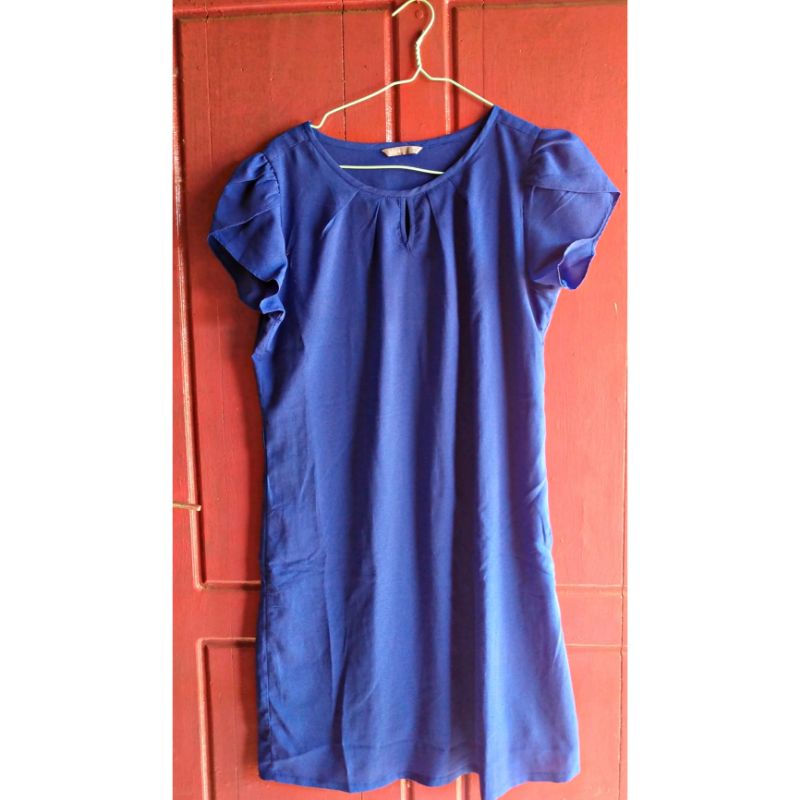 Jual Dress Wanita (Biru) | Shopee Indonesia