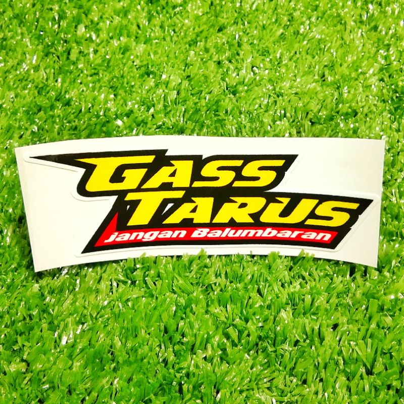 Jual stiker kata2 # sticker gas tarus jangan balumbaran | Shopee Indonesia