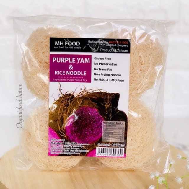 Jual MH Food Gluten Free Purple Yam & Rice Noodle / Bihun 200gg ...