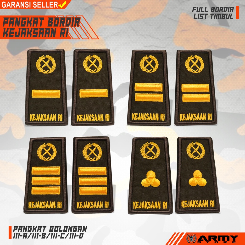 Jual pangkat kejaksaan tata usaha golongan 3A 3B 3C 3D | Shopee Indonesia