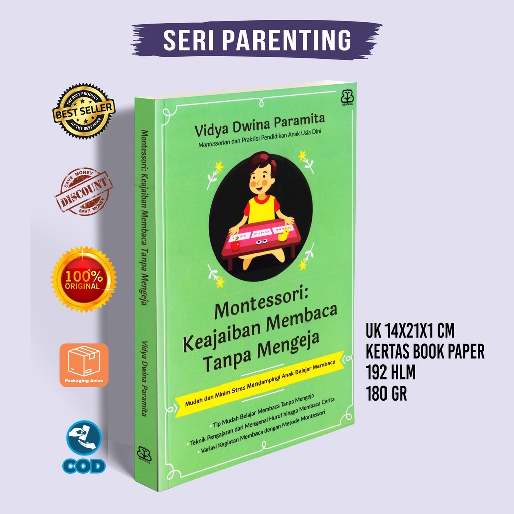 Jual Buku Seri Pendidikan Anak Seri Montessori Parenting Keajaiban ...