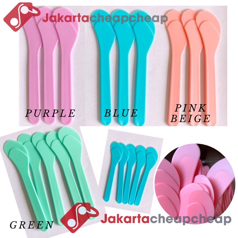 Jual JCA20 Spatula Masker Murah Silikon Masker Sendok Facial Kuas ...