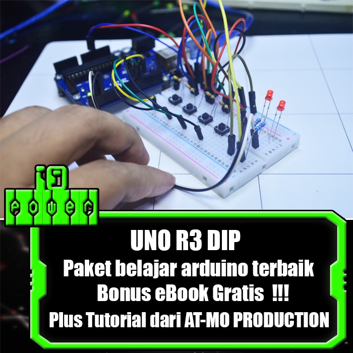 Jual Arduino UNO R3 DIP Paket belajar Arduino Terbaik + eBook Arduino | Shopee Indonesia