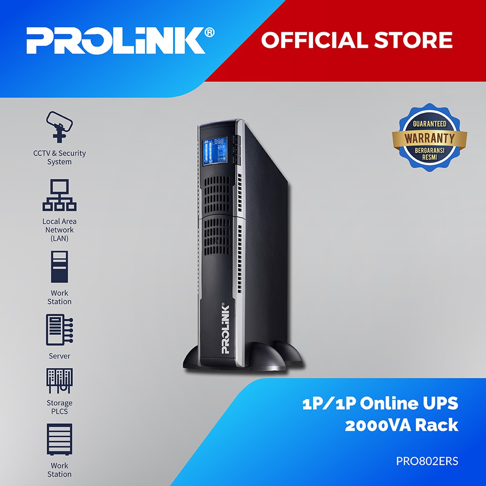 Jual Prolink Rackmount Online UPS PRO802ERS 2000VA 1800Watt ...