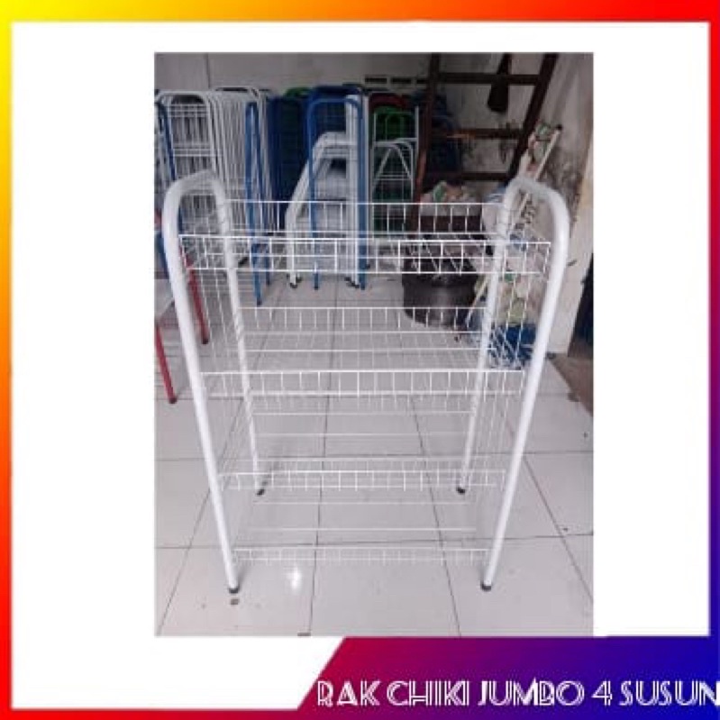 Jual Rak chiki 4 susun, rak chiki jumbo 4 susun , rak chiki , keranjang ...