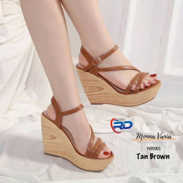 Jual RD SENDAL WEDGES WANITA RADDYT SHOES | Shopee Indonesia