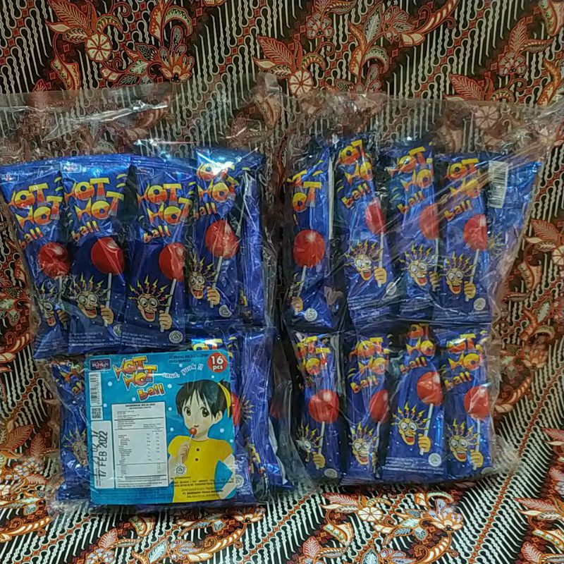Jual PERMEN HOT HOT BALL 16@7G | Shopee Indonesia