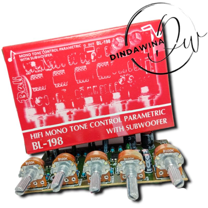 Jual TONE CONTROL PARAMETRIC BL 198 TONE CONTROL MONO SUBWOOFER ...