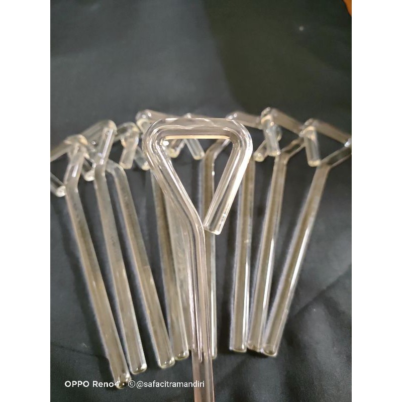 Jual Batang Pengaduk Segitiga/Glass Rod Spreader Pyrex Isi 3 pcs ...