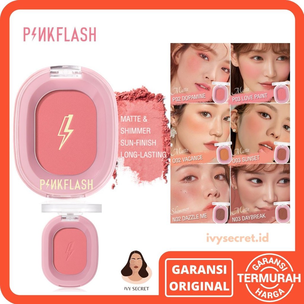 Jual Pinkflash Blush On Pinkflash BlushOn Pink Flash Blush On Pink ...
