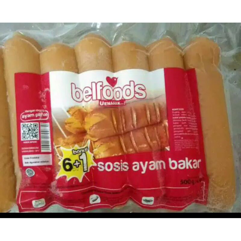 Jual Belfoods Sosis Ayam Bakar 6+1 pcs | Shopee Indonesia