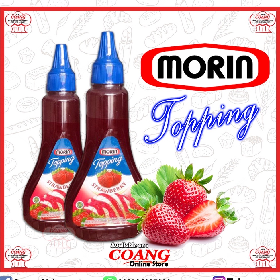 Jual MORIN TOPPING STRAWBERRY 310 GR - TOKO BAHAN KUE MAKASSAR | Shopee ...