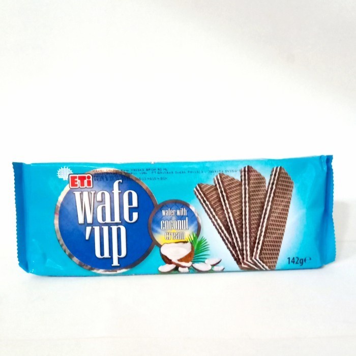 Jual ETI WAFE'UP WAFER WITH COCONUT CREAM 142 GR - WAFER DENGAN KRIM ...