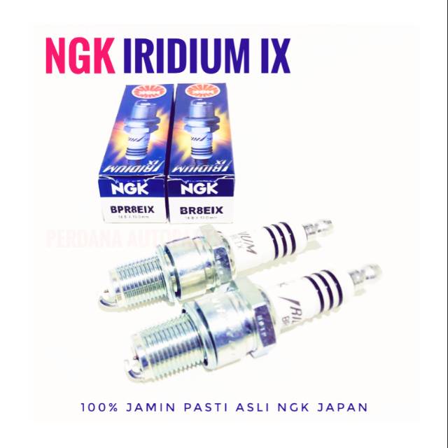 Jual Busi NGK IRIDIUM IX BR8EIX (Non Projected) / BPR8EIX (Projected ...