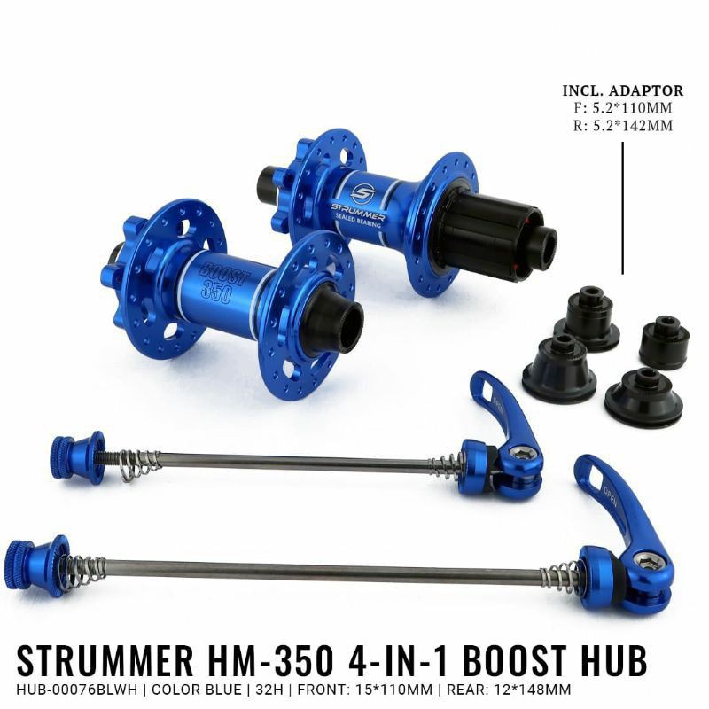 Jual hub freehub STRUMMER MT350 32H Boost 4 in 1 tawon 11 speed ...
