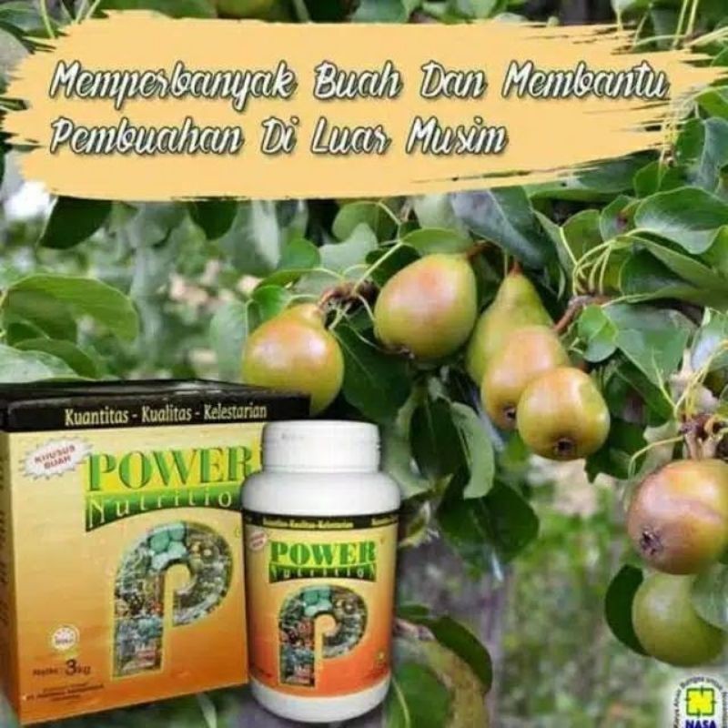 Jual COD - Power Nutrition 3kg Original 100% Pupuk Nasa Membantu Proses ...