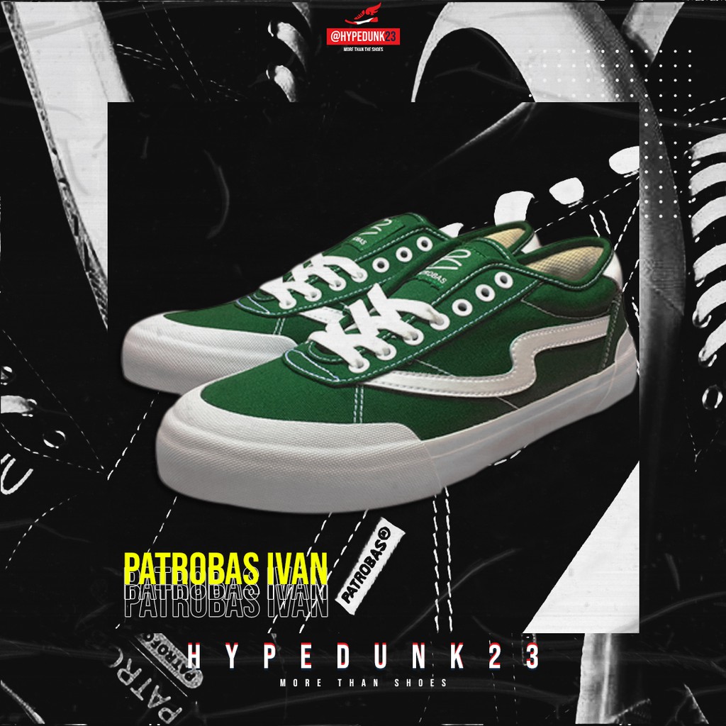 Jual Sepatu Patrobas Ivan Low Cut Green Forest (Hijau) | Shopee Indonesia