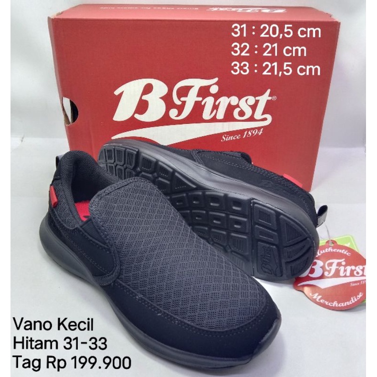 Jual (Size 30-33) VANO SEPATU SEKOLAH BATA SLIP ON FULL BLACK | Shopee ...