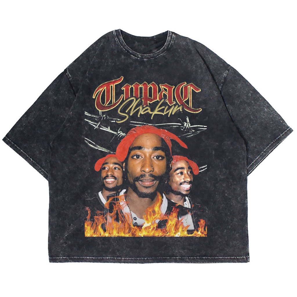 Jual KAOS OVERSIZE TUPAC SHAKUR POETIC JUSTICE WASHING VINTAGE TEE ...