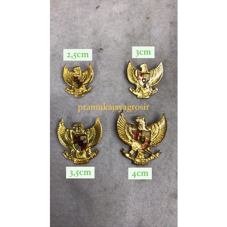 Jual (siap dikirim) pin garuda /pin untuk peci/uk 2,5cm 3cm 3,5cm 4cm ...