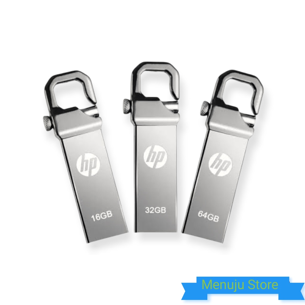 Jual Flashdisk HP Metal Flash Drive 4/8/16/32/64/128GB USB Flash Drive ...