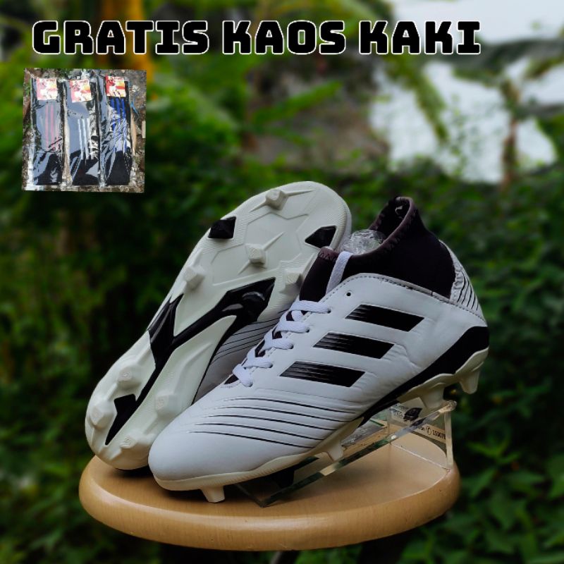 Jual SEPATU BOLA ADIDAS PREDATOR BOOTS / SEPATU BOLA ADIDAS WHITE BLACK ...
