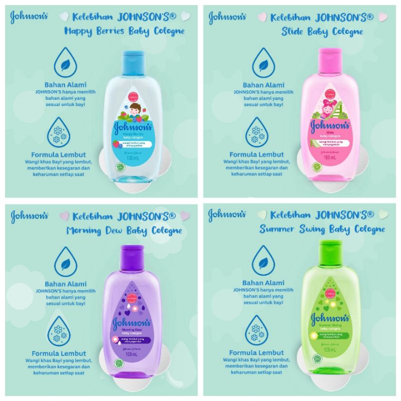 Jual JOHNSON'S parfum Cologne 100ml | Shopee Indonesia