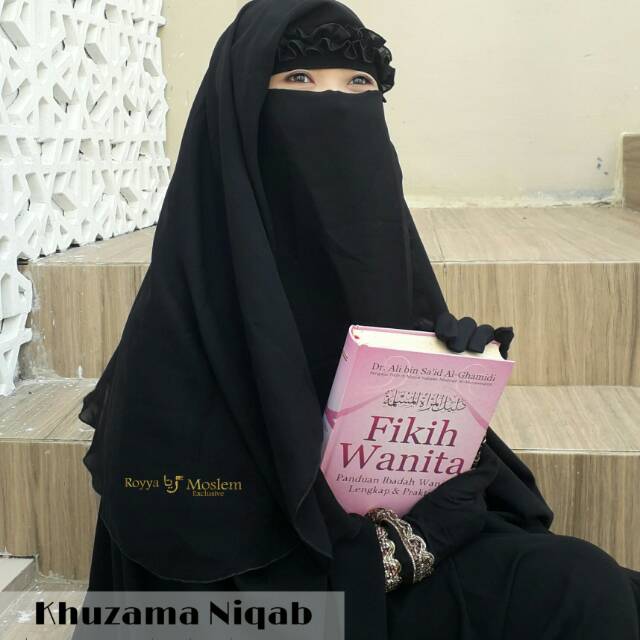 Jual Khuzama Niqab/ Niqab Yaman Sedang Bando / Cadar Yaman sedang Bando ...