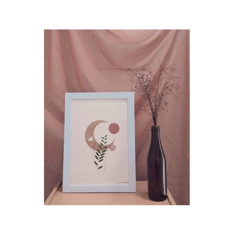 Jual frame hitam putih aesthetic 21x30cm | Shopee Indonesia