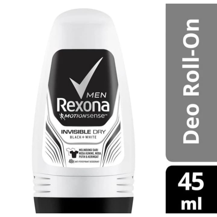 Jual Rexona Men Deodorant Deo Roll On Pria Invisible Dry 45MI - invisible dry | Shopee Indonesia