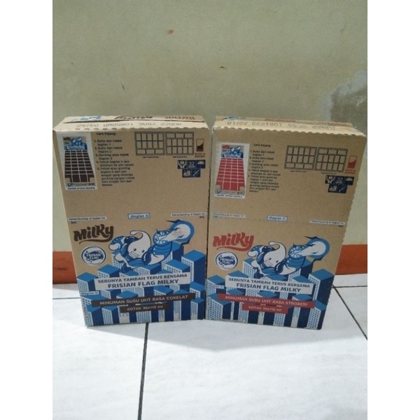 Jual Susu UHT Frisian Flag Milky Kartonan | Shopee Indonesia