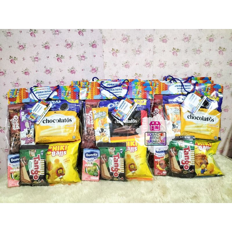 Jual Snack Ultah || Bingkisan Ulang Tahun Buahvita || Paket snack ...
