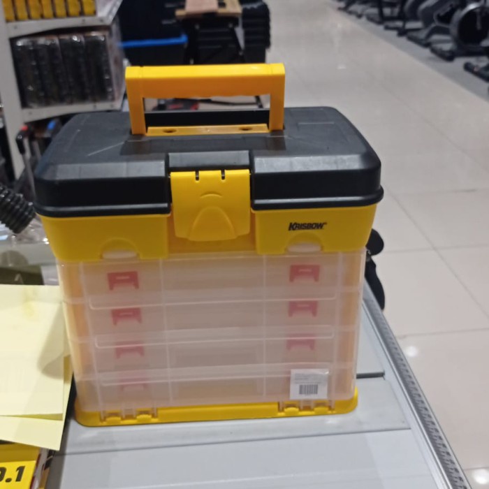 Jual KRISBOW TOOL BOX / KOTAK SERBAGUNA DENGAN 4 KOMPARTEMEN bn17 ...