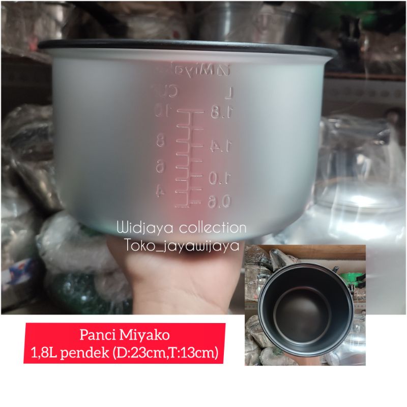 Jual Panci Rice cooker Miyako 1,8L/Panci Magic com miyako 1,8 liter ...