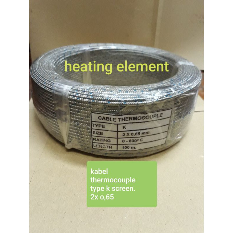Jual kabel thermocouple type k. harga/5 mtr | Shopee Indonesia