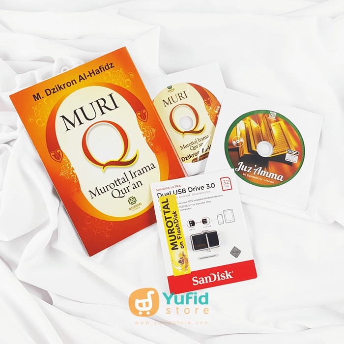 Jual Paket Belajar Murottal Al-Quran (Flashdisk, Buku Dan CD) | Shopee Indonesia