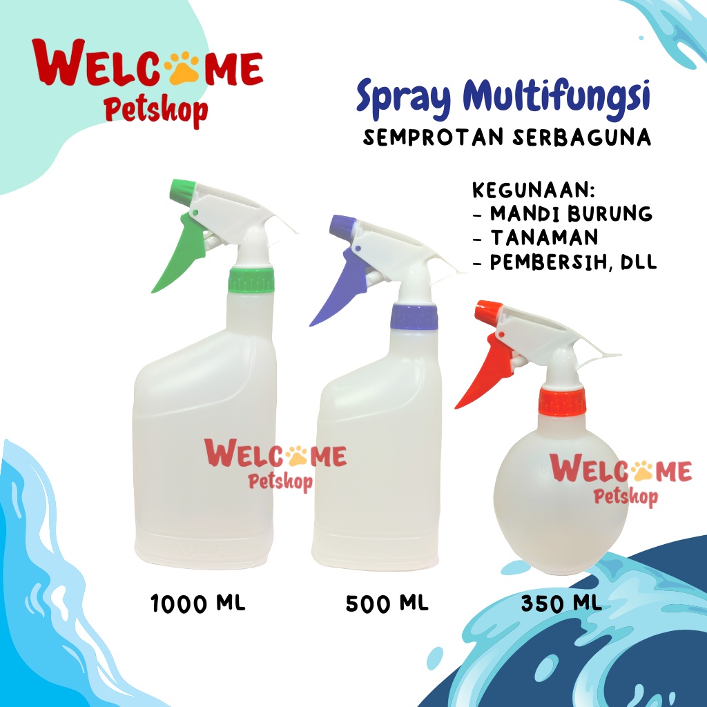 Jual Spray Multifungsi Botol Semprot Serbaguna Mandi Burung Tanaman ...