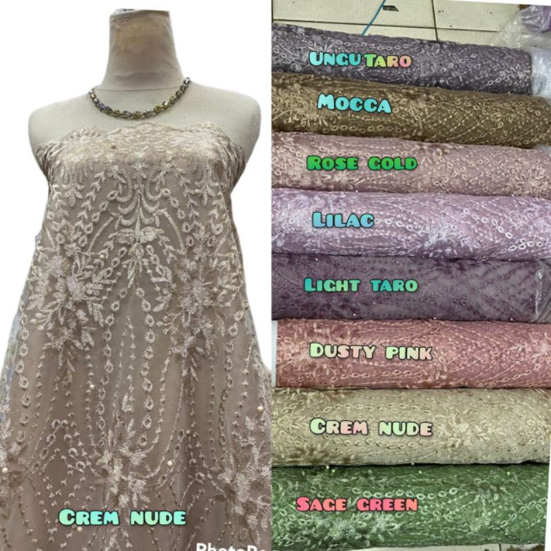 Jual BAHAN TILE ELISAB BORDER. BROKAT ELISAB | Shopee Indonesia