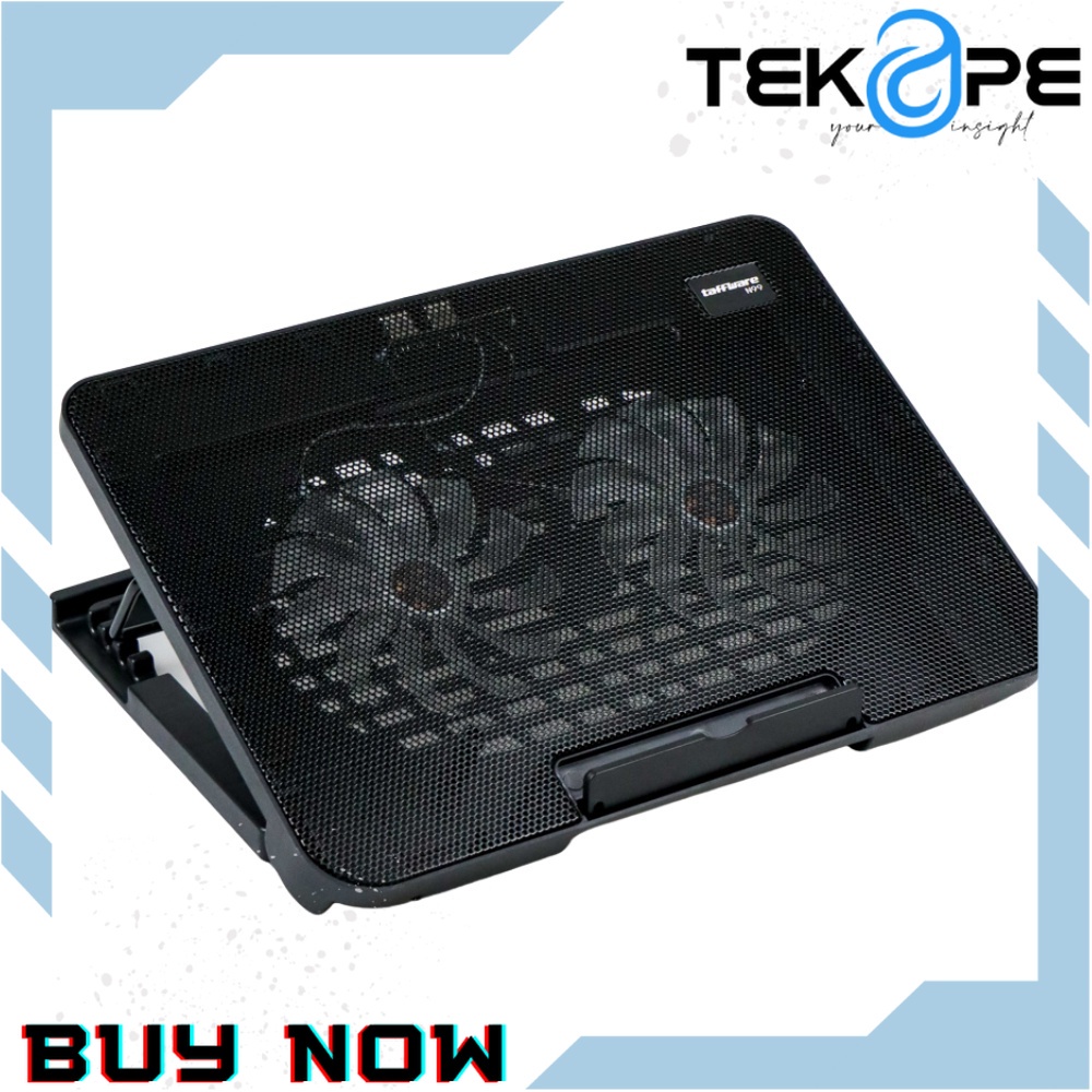 Jual Produk Taffware Cooling Pad Laptop Adjustable Stand 2 Kipas 140mm ...