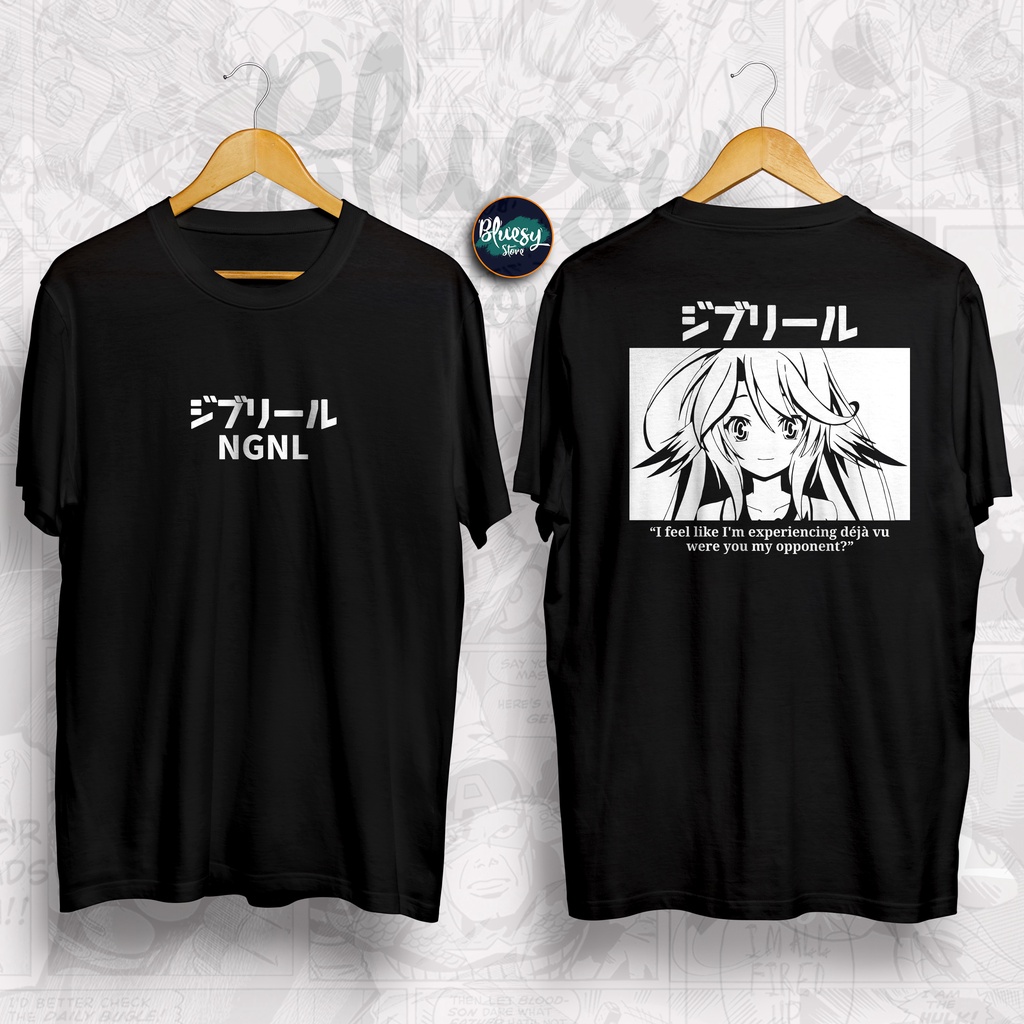 Jual Kaos ANIME NO GAME NO LIFE NGNL JIBRIL STRONGEST FLUGEL RACE SHORA ...