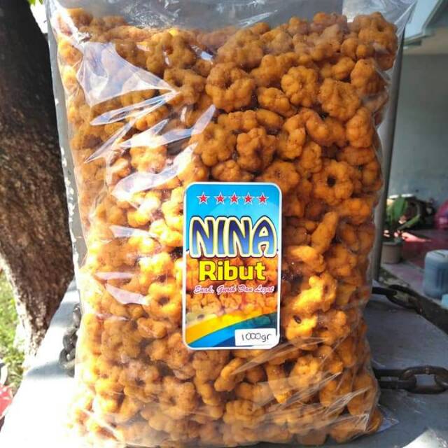 Jual SNACK KEMBANG RIBUT 1KG (NINA) | Shopee Indonesia