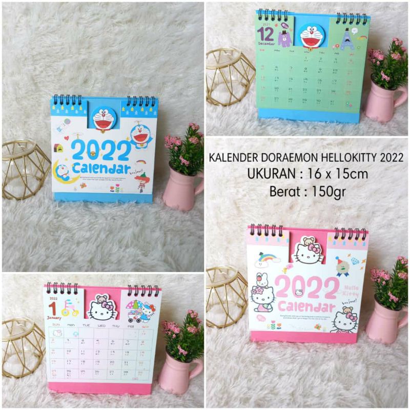 Jual KALENDER 2022 DORAEMON/KALENDER 2022 HELLOKITTY/KALENDER DORAEMON/KALENDER HELLOKITTY ...