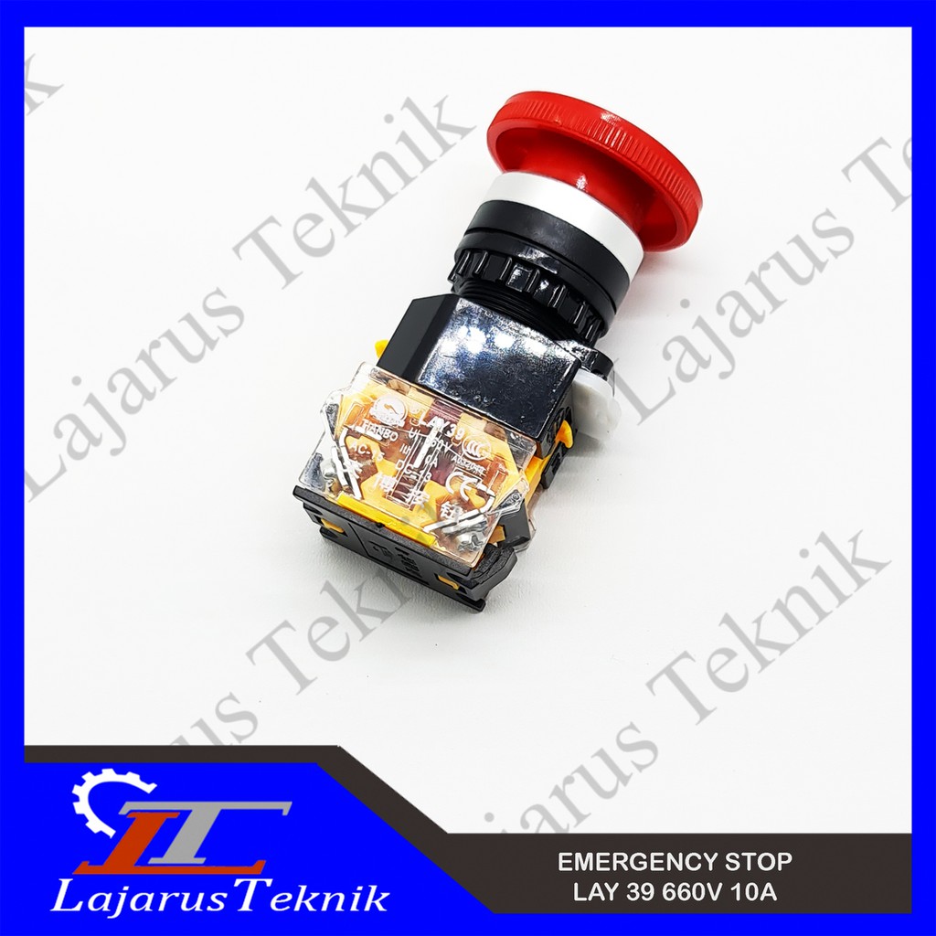 Jual LAY 39 Emergency Stop 660V 10A - Push buton swicth | Shopee Indonesia